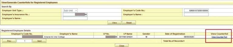 ESIC Search by Name - ESICBihar
